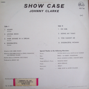 Show Case Johnny Clarke - LP (1988) - Rare Vinyl Collectible Records ...