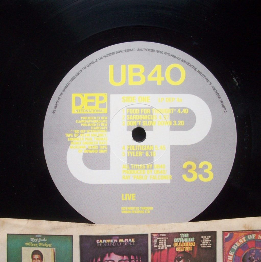 UB40 Live With Energy - LP (1982) - Rare Vinyl Collectible Records ...