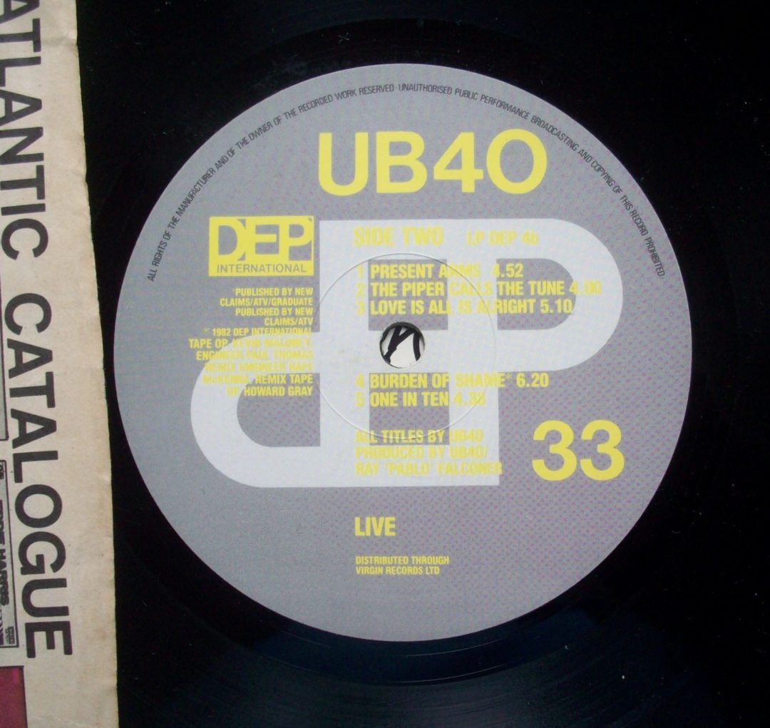 UB40 Live With Energy - LP (1982) - Rare Vinyl Collectible Records ...