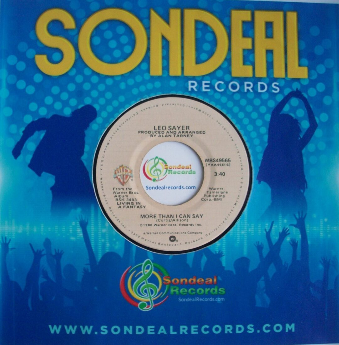 Leo Sayer More Than I Can Say 7" (1980) - Rare Vinyl Collectible ...