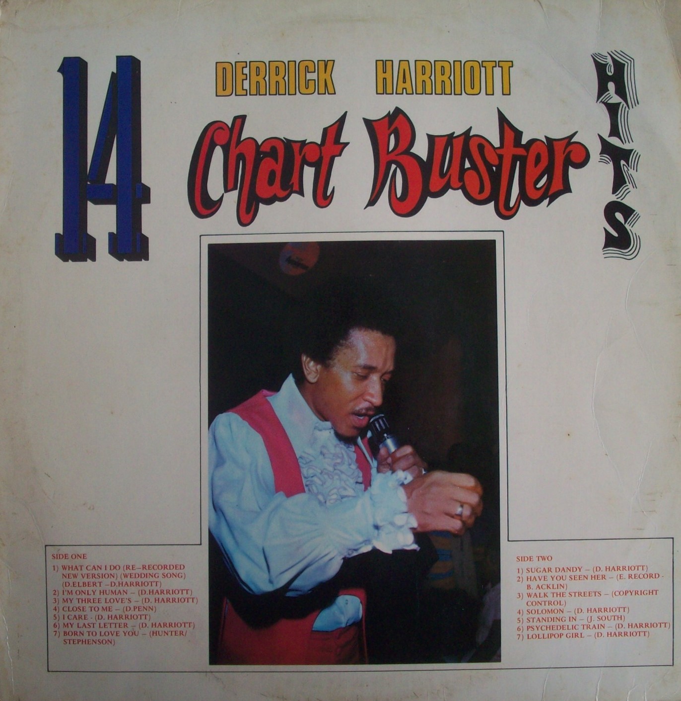 14 Chart Buster Hits Derrick Harriott - LP - Rare Vinyl Collectible ...